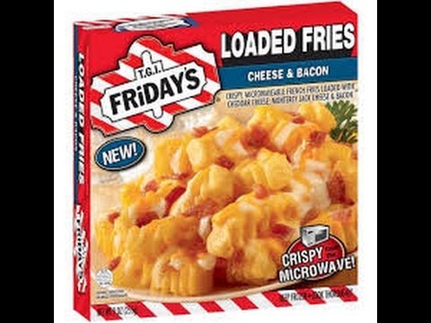 TGI FRIDAY'S Cheese & Bacon Loaded Fries - YouTube