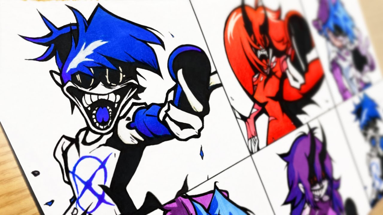 [Drawing FNF] Silly Billy : FNF VS Yourself (Herself) - Hit Single ...