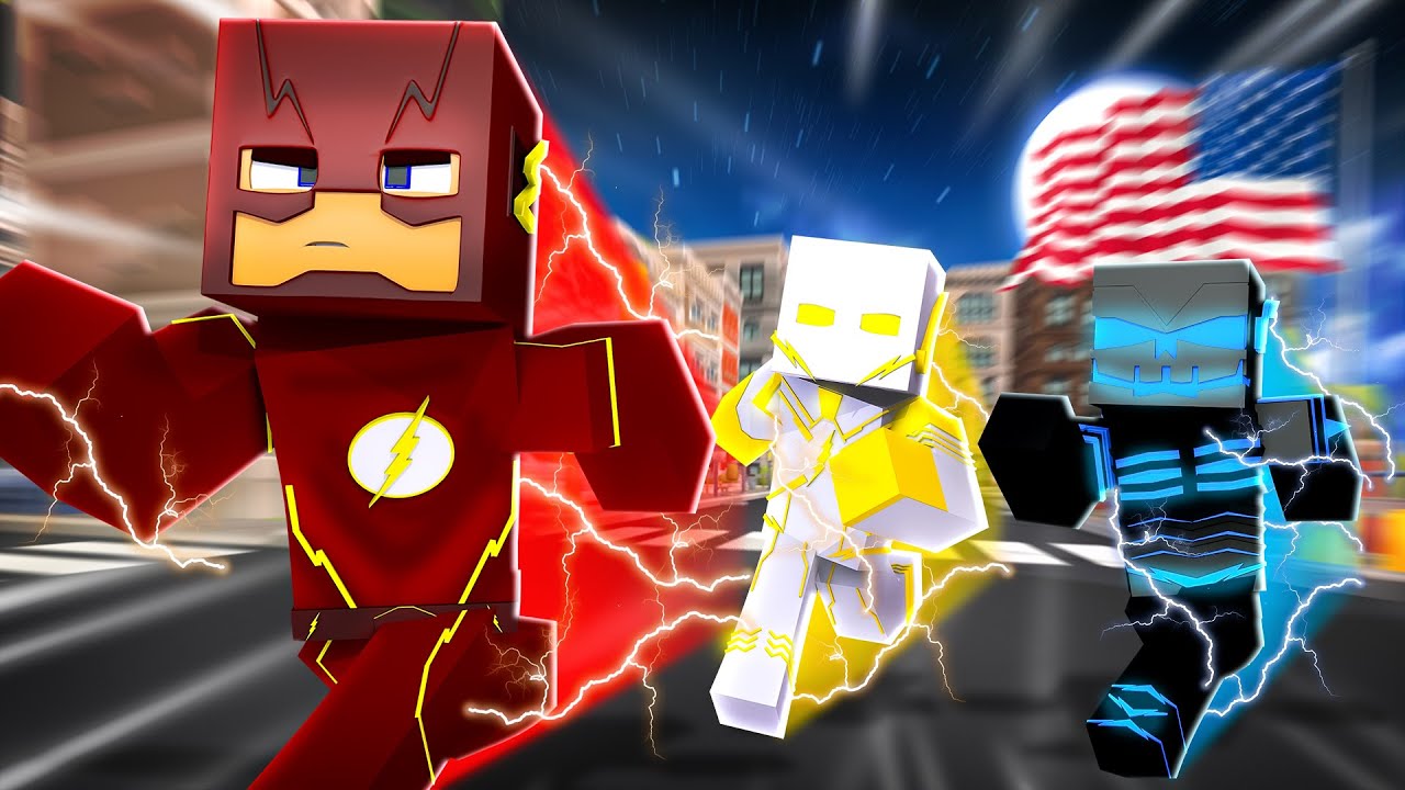 Becoming the FASTEST PLAYER in Minecraft as THE FLASH... - YouTube