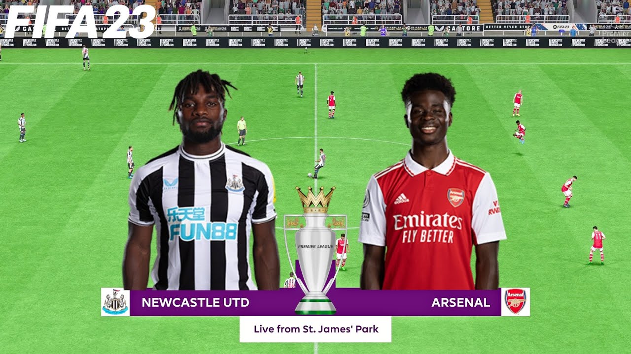 Fifa 23 Newcastle United Vs Arsenal Premier League 2023 24 Ps5