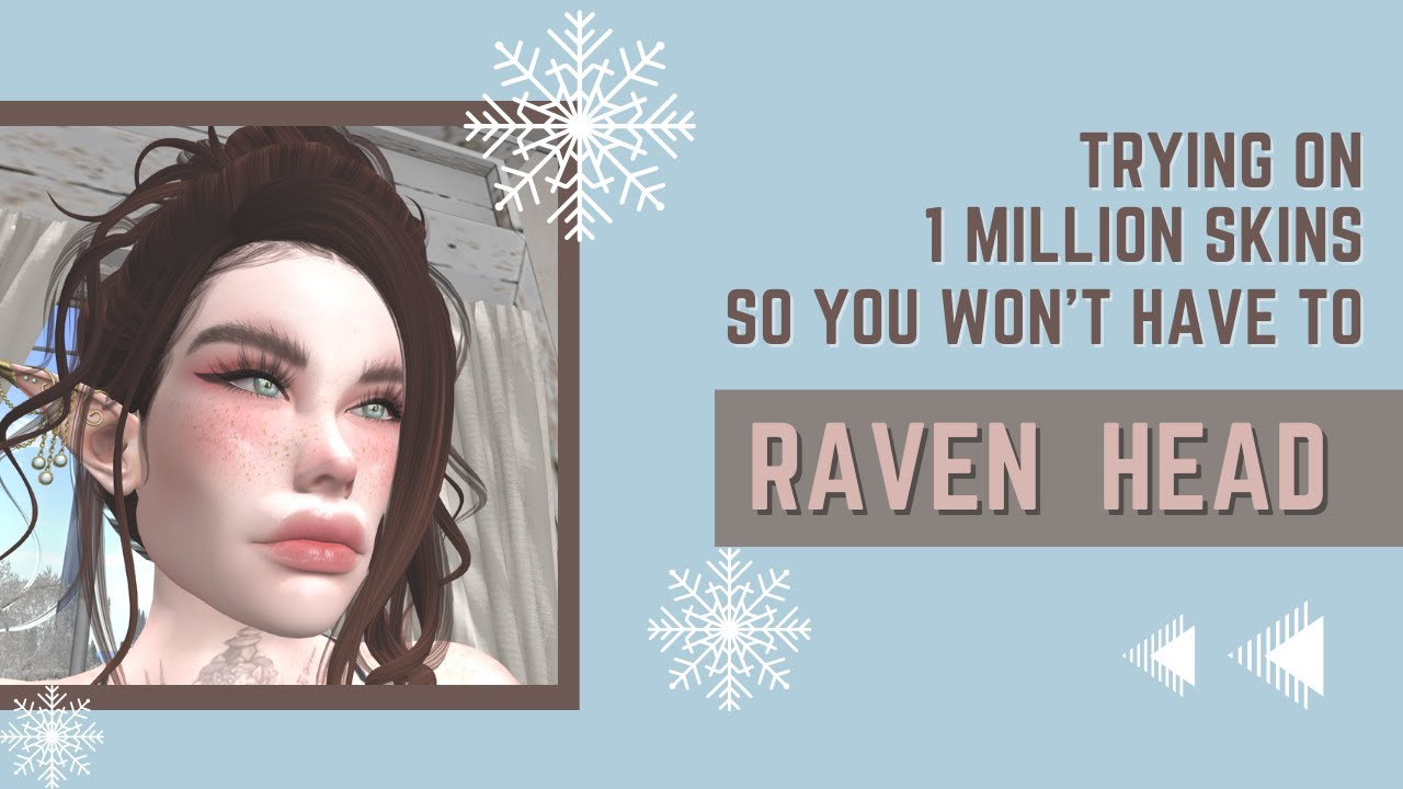 Second Life 2023 l RAVEN EVO X - Tryin on 1 Million Skins So U Don't ...