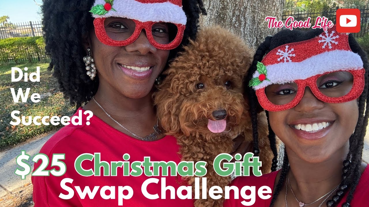 $25 Christmas Gift Swap Challenge | Did We Succeed? - YouTube