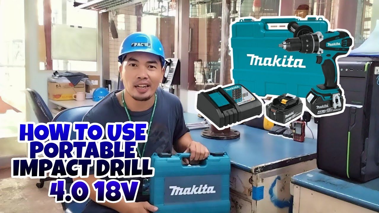 HOW TO USE PORTABLE IMPACT DRILL - YouTube