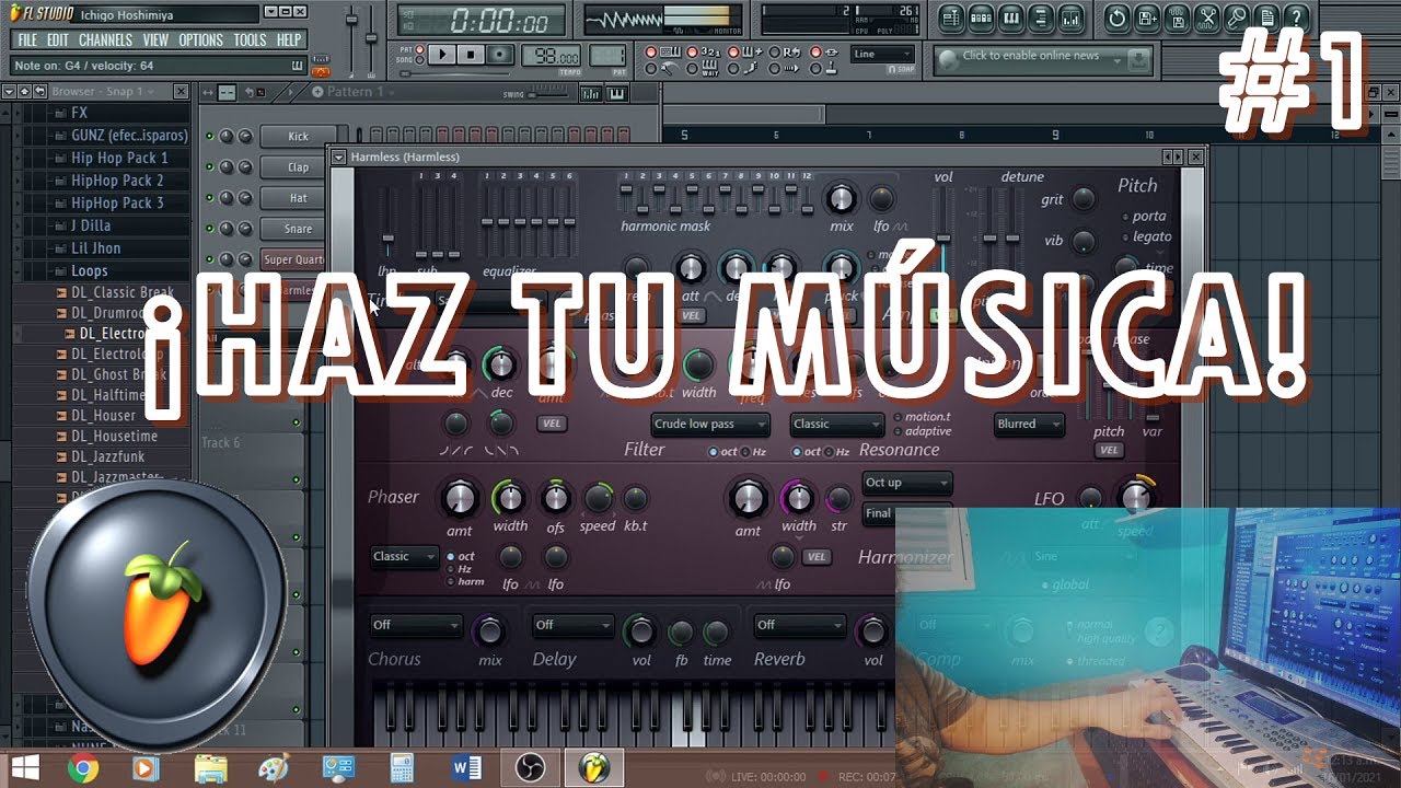 ¿Cómo crear tu propia música? / beat para principiantes / Las primeras ...