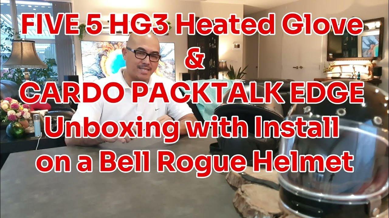Five HG3 Heated Glove and Cardo Packtalk Edge Unboxing and Install - YouTube
