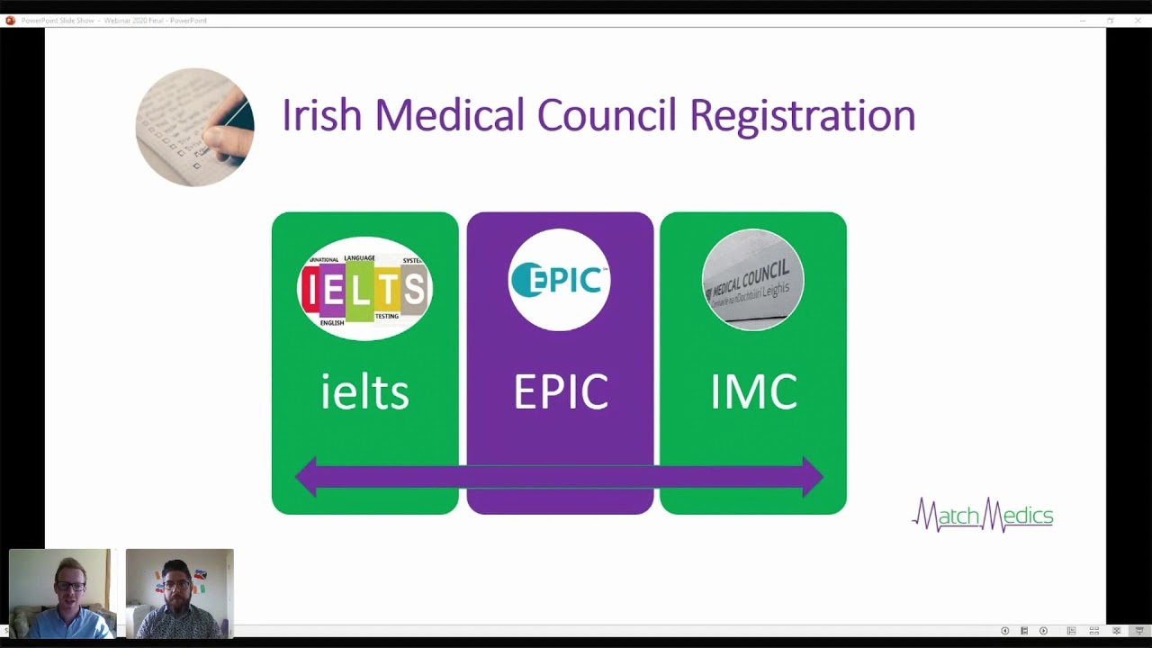 Moving to Ireland with MatchMedics - IMC Registration - YouTube