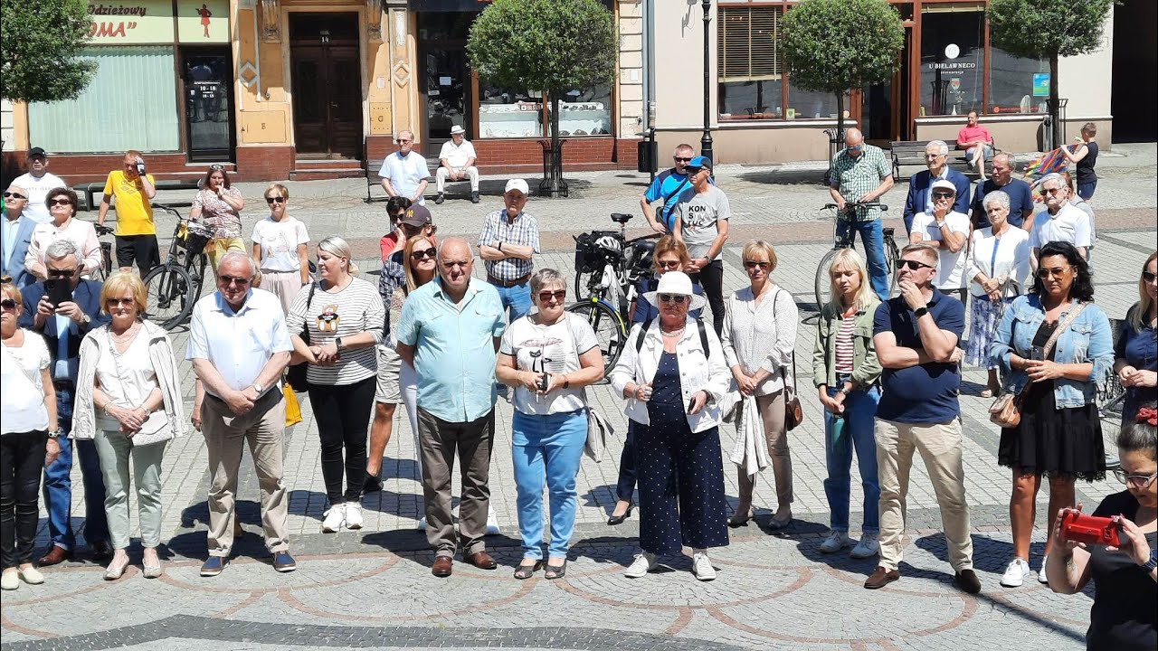 Protest 4 czerwca na rynku w Krotoszynie - YouTube