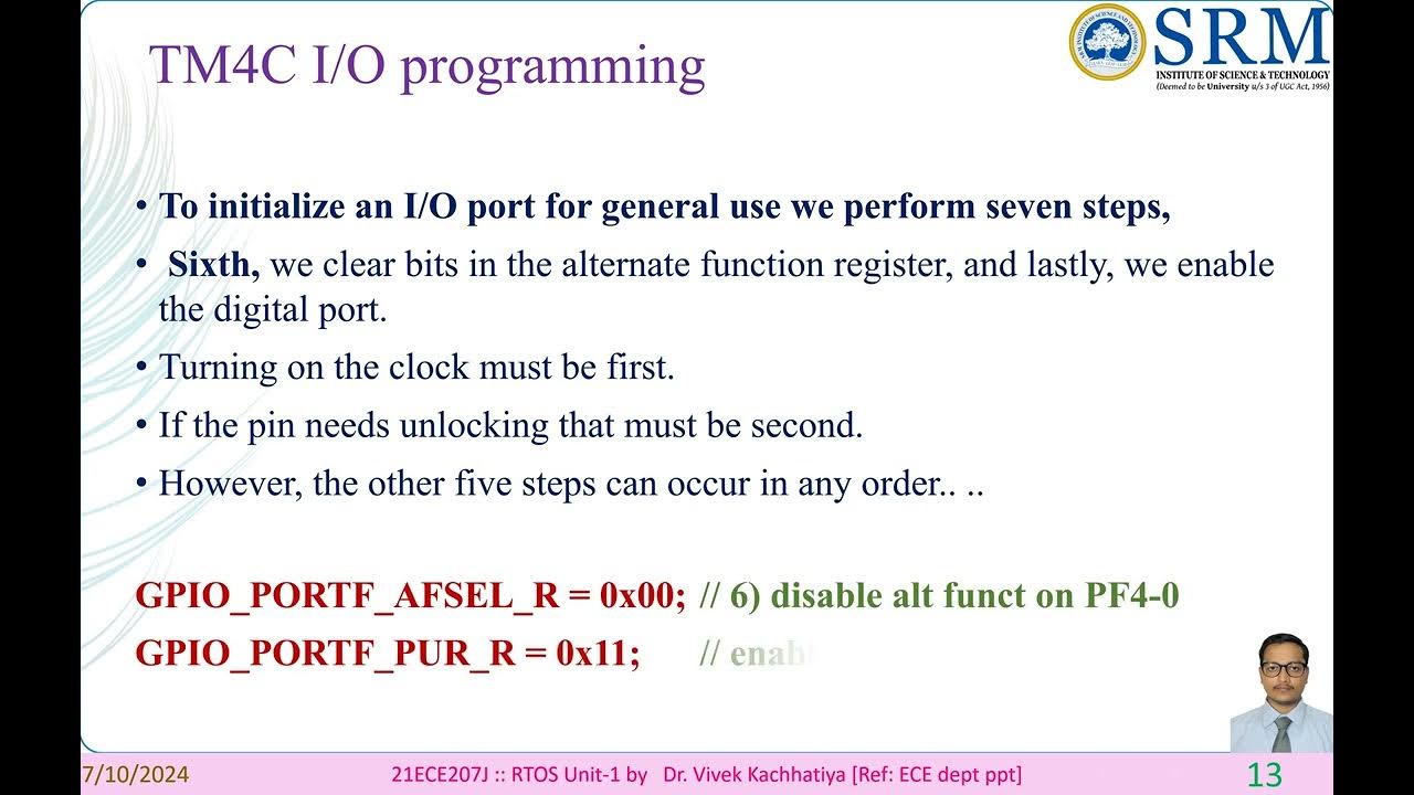 18ECE207J M2S1-Parallel I/O programming - YouTube