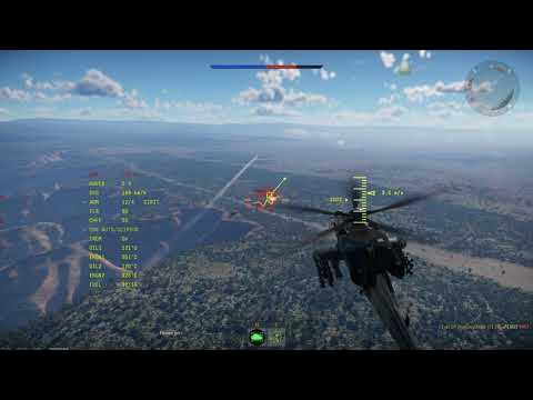 War Thunder | Engaging enemy SAM positions and attacking a convoy with T-129 Atak on heli PVE ...