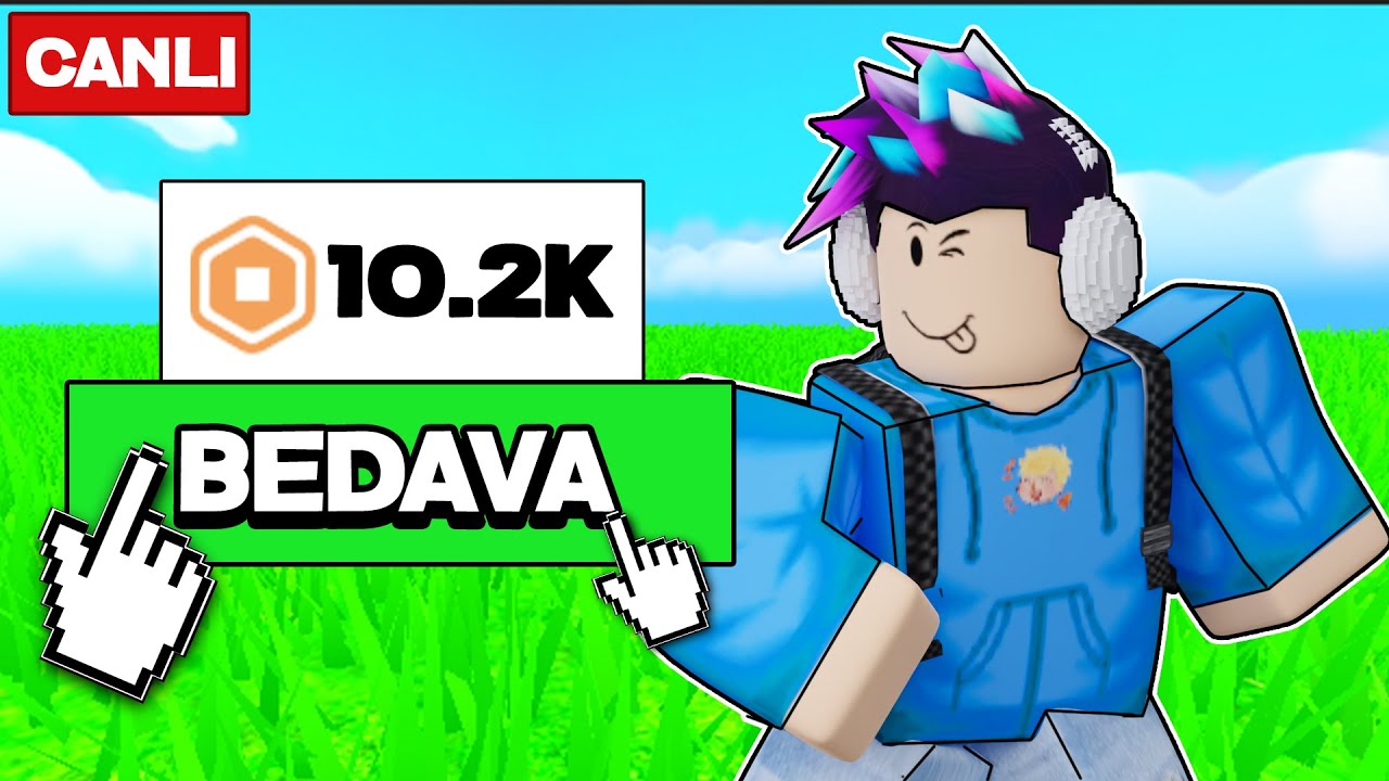 YAYINA GELEN HERKESE BEDAVA ROBUX! 💸 - YouTube
