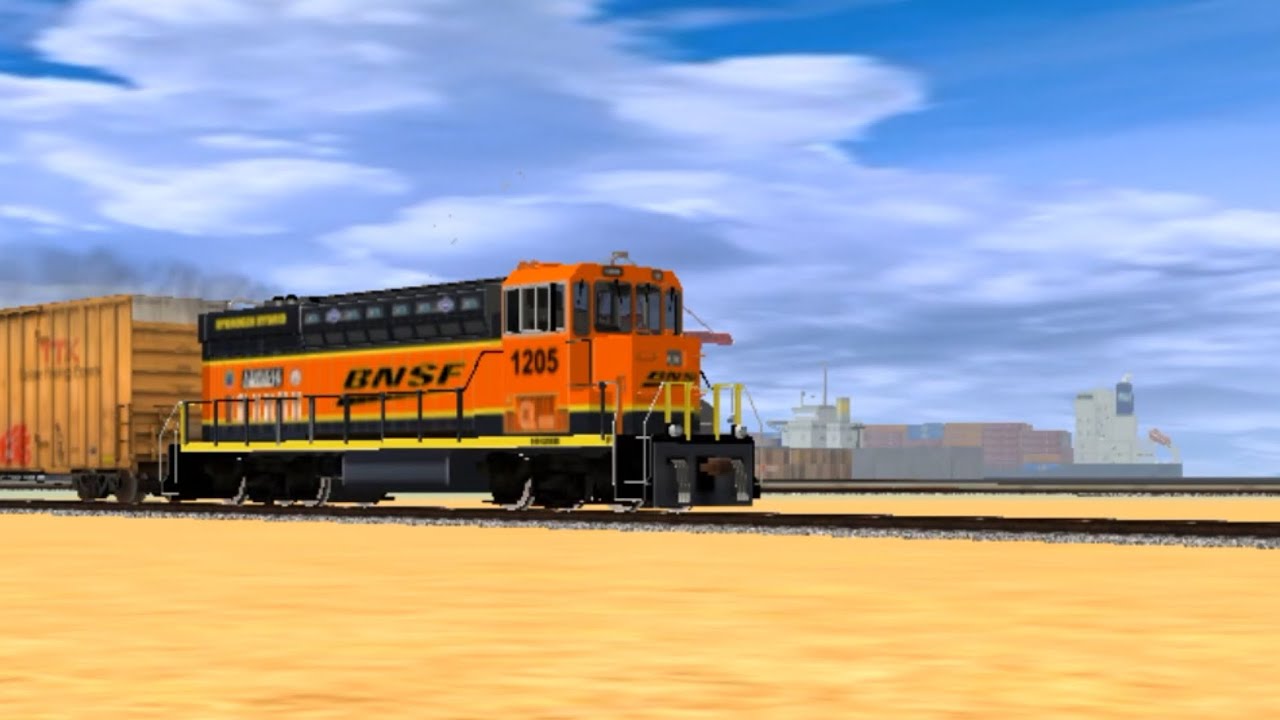 Trainz Android BNSF Genset HH20B Shunter - YouTube