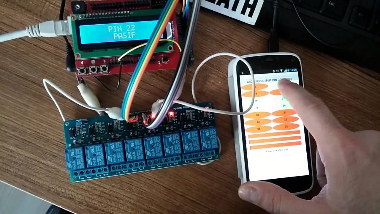 Android Arduino Relay Wifi Ali Kafes Youtube