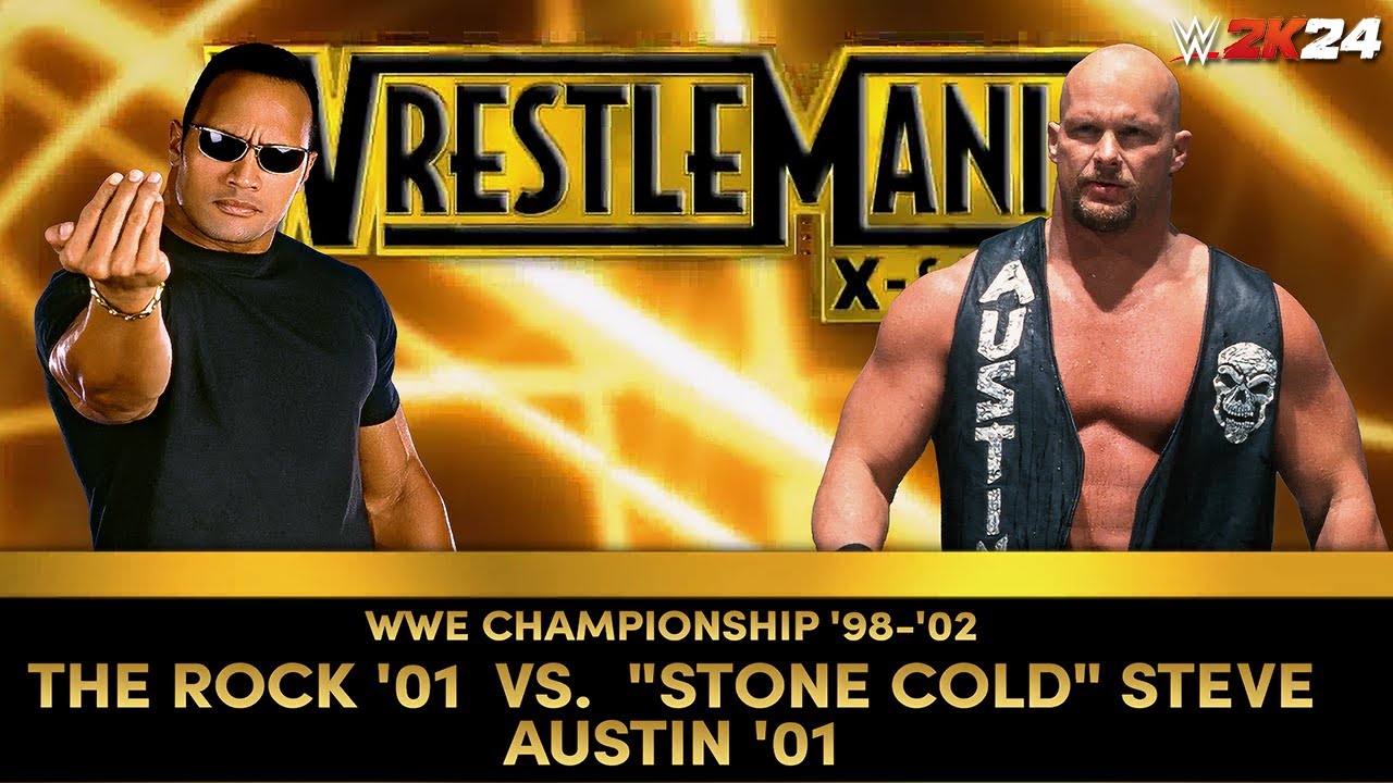 WrestleMania 17 Reimagined: The Rock vs. Stone Cold Steve Austin in WWE ...