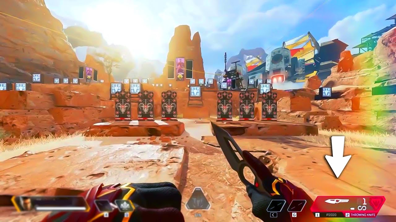 First look at Throwing knife - Apex Legends - YouTube