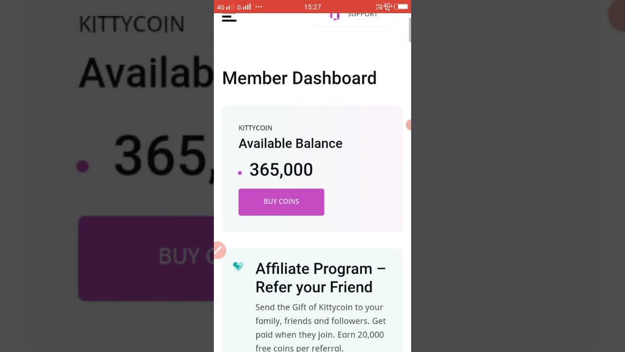 100 USD airdrop /kitty tokens how to earn kitty tokens - YouTube
