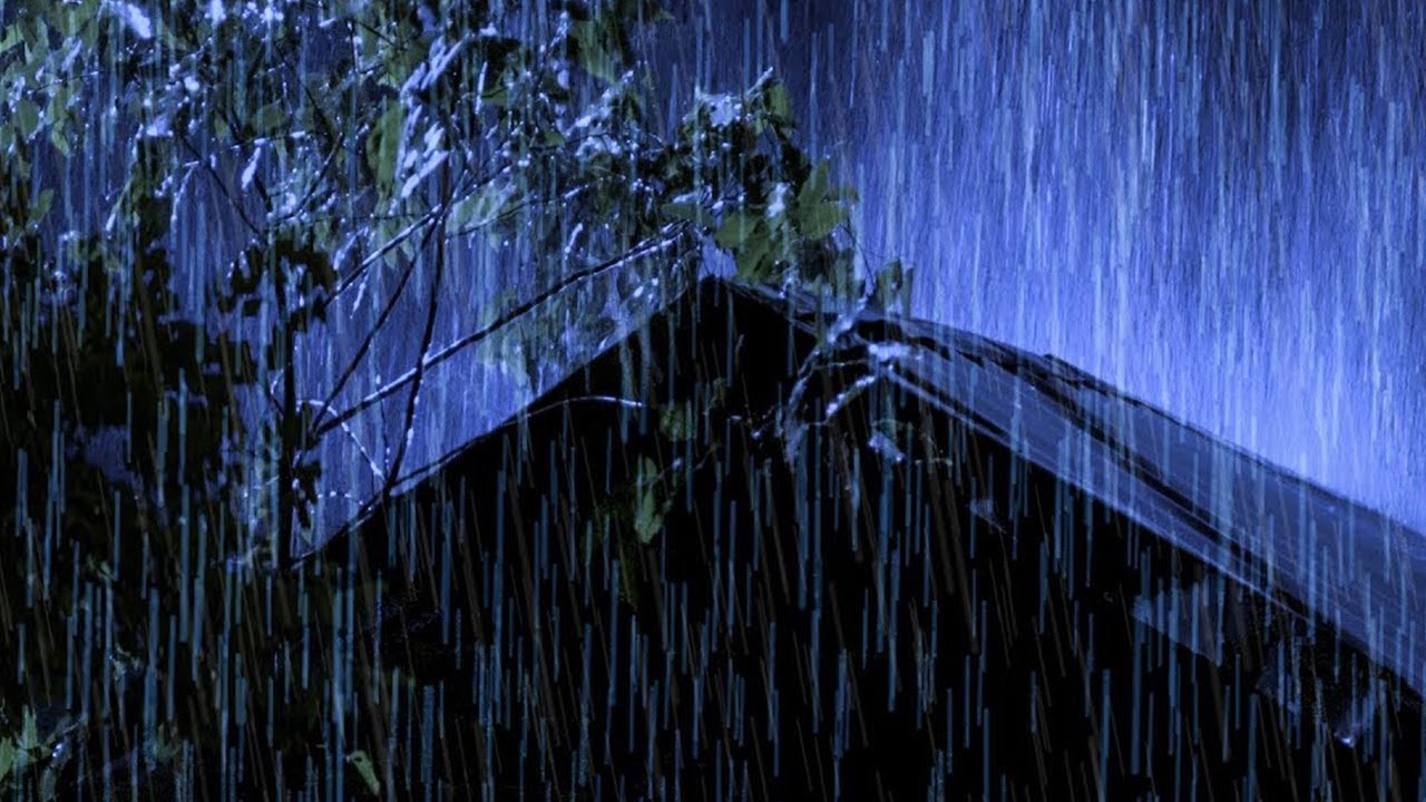 Beat INSOMNIA with Heavy Rain. Quiet Thunder on the roof - Real Rain ...