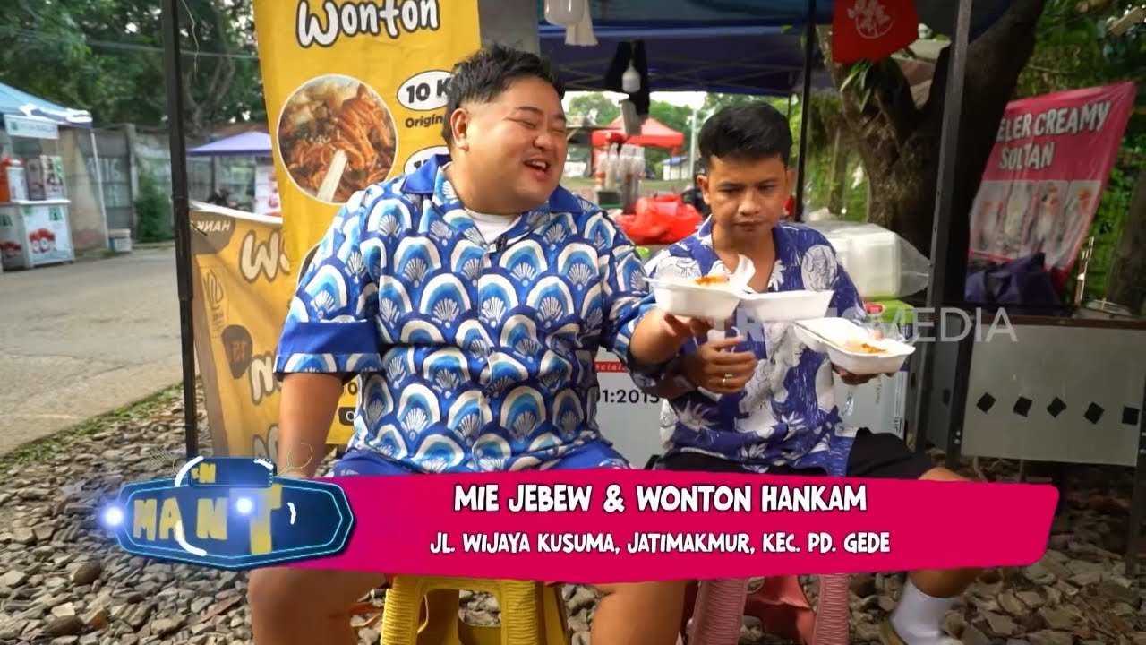 Kenta & Inyonk Nyicipin Mie Jebew & Wonton Hankam | ENAKNYA MANTUL (09 ...
