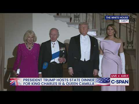 White House State Dinner for King Charles III & Queen Camilla