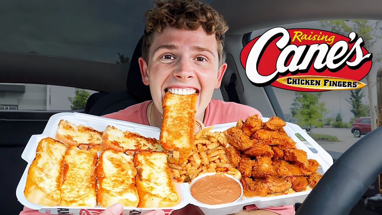 Raising Canes Full Menu Challenge! - YouTube