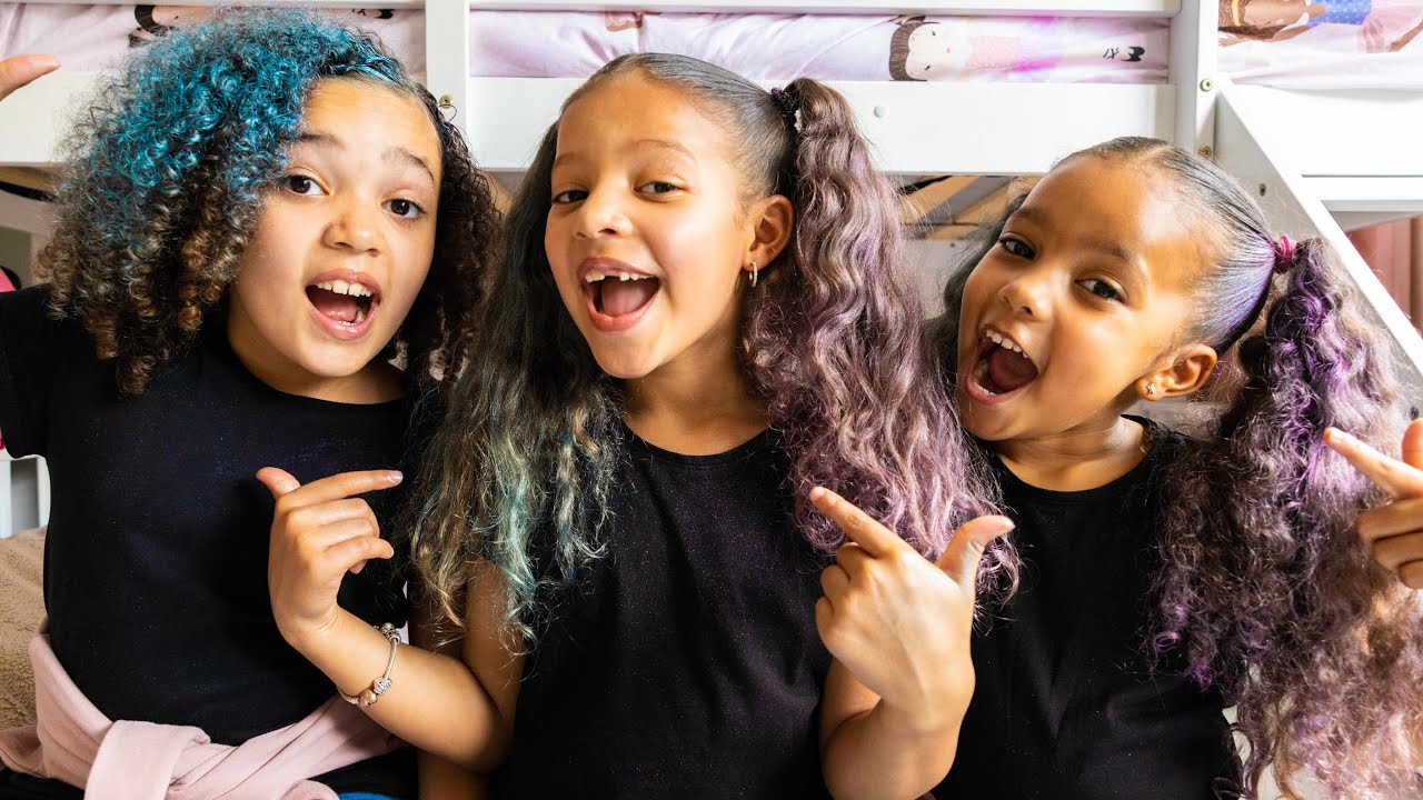 THE GIRLS FINALLY GET TO DYE THEIR HAIR!!! - YouTube