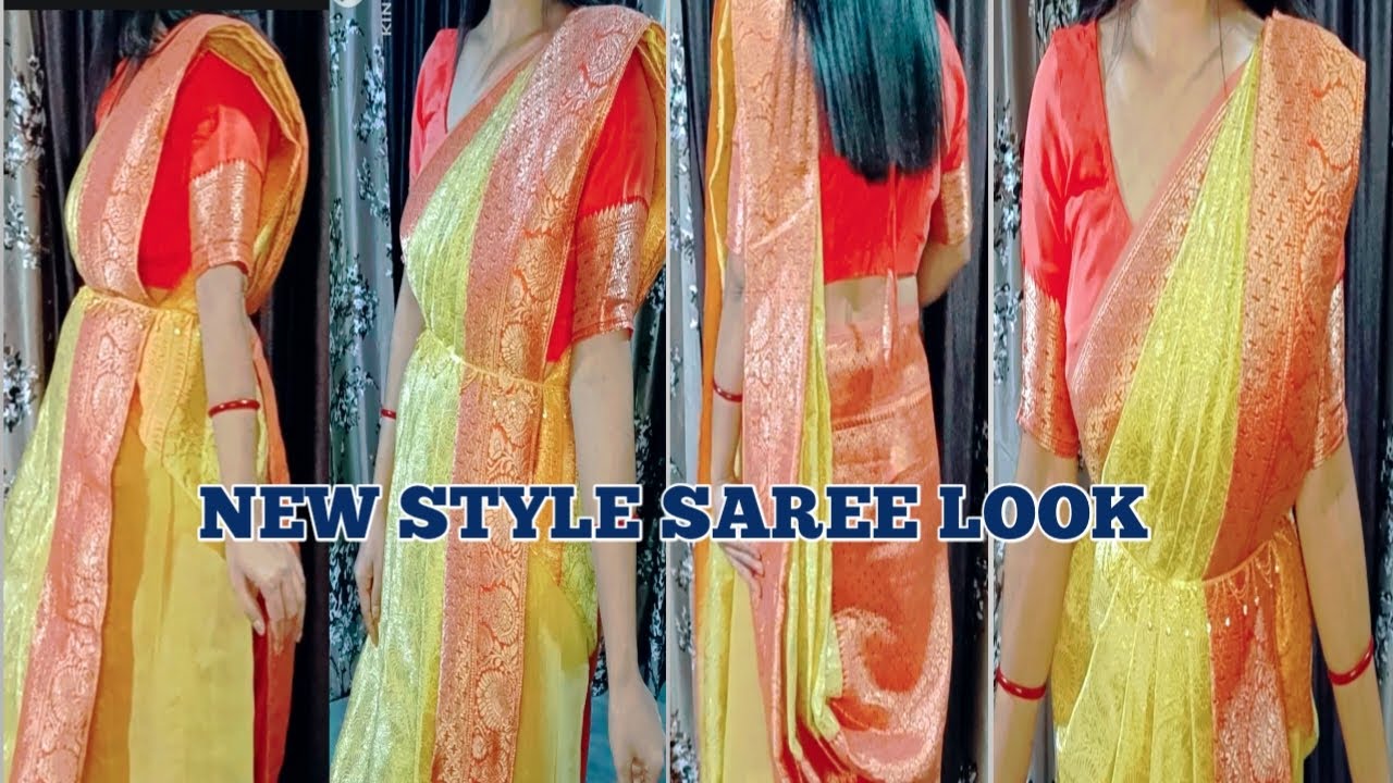NEW BENGALI STYLE SAREE DRAPING TUTORIALS FOR BEGINNERS 🔥🔥Roop mantra♥️ ...