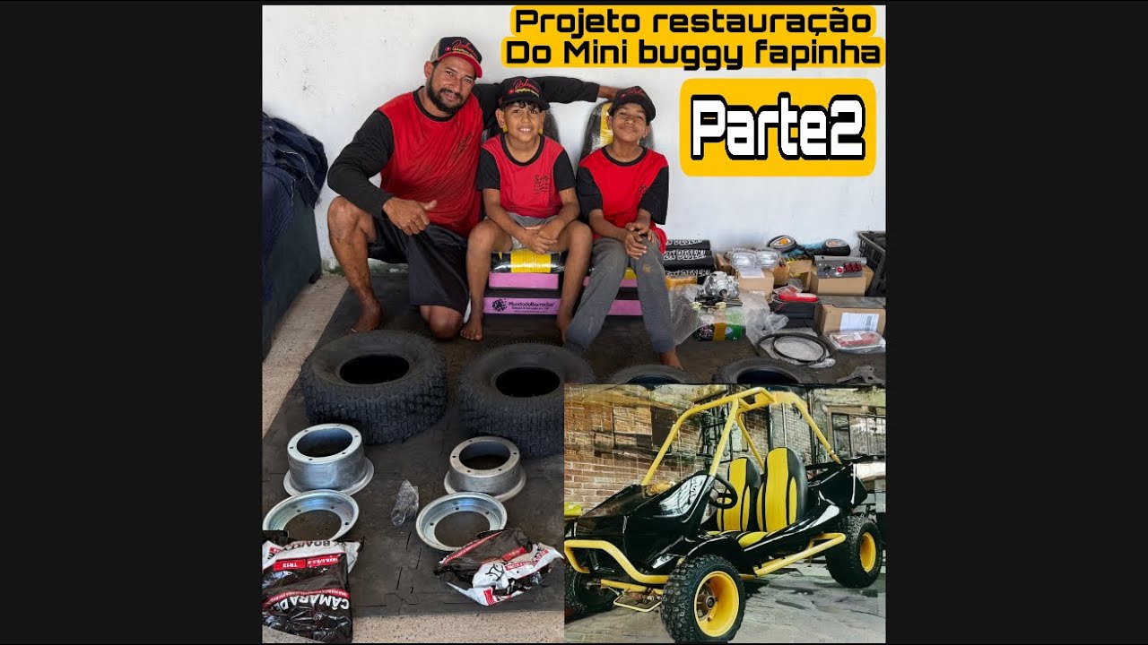 Mini buggy fapinha Xingu 1994 projeto restauração parte2 - YouTube