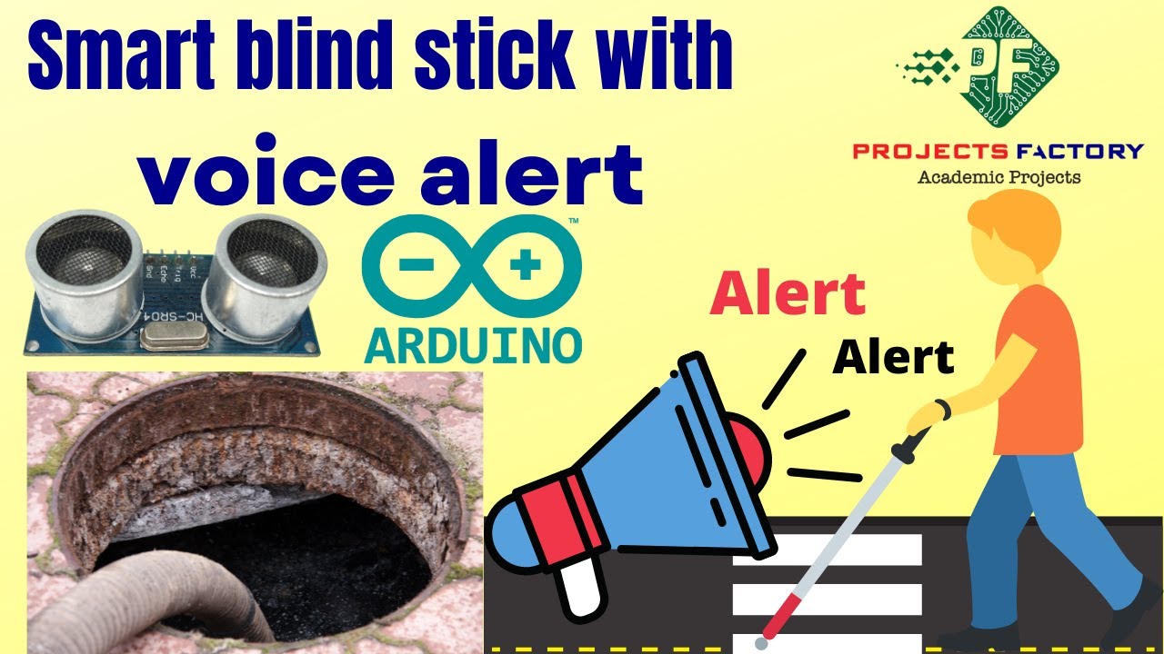 Smart Blind Stick With Voice Alert - YouTube