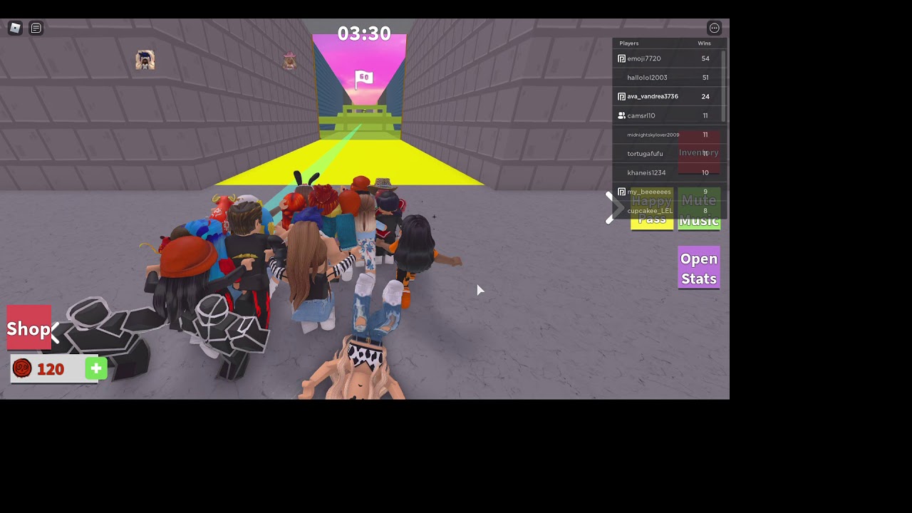 Yo jugando roblox happy runner y voy a hacer mas! - YouTube