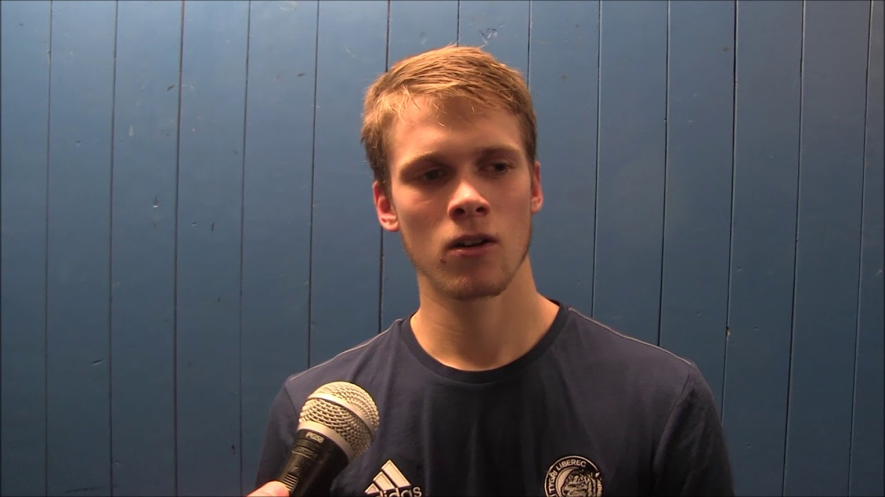 Roland Polášek po vychytaném čistém kontu v utkání s Litvínovem - YouTube