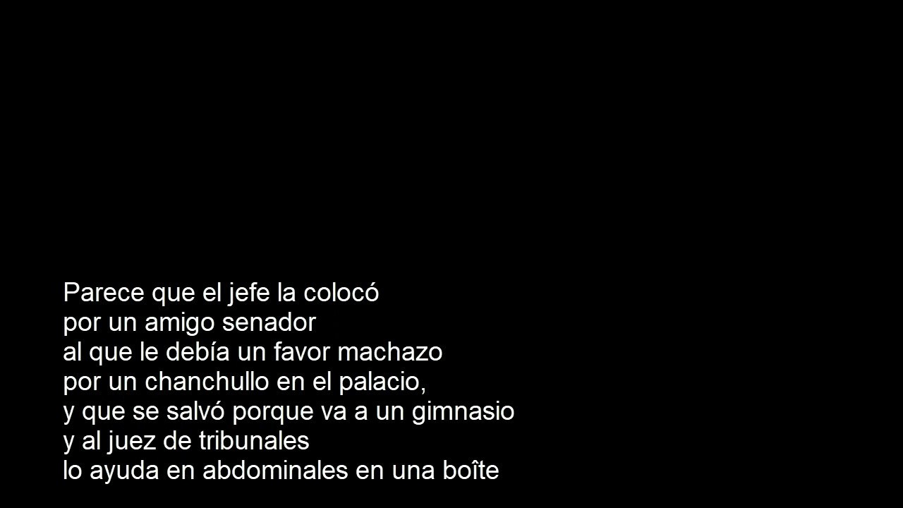 8) La mina del jefe (Cortamambo) - Cuarteto de Nos | Letras - YouTube