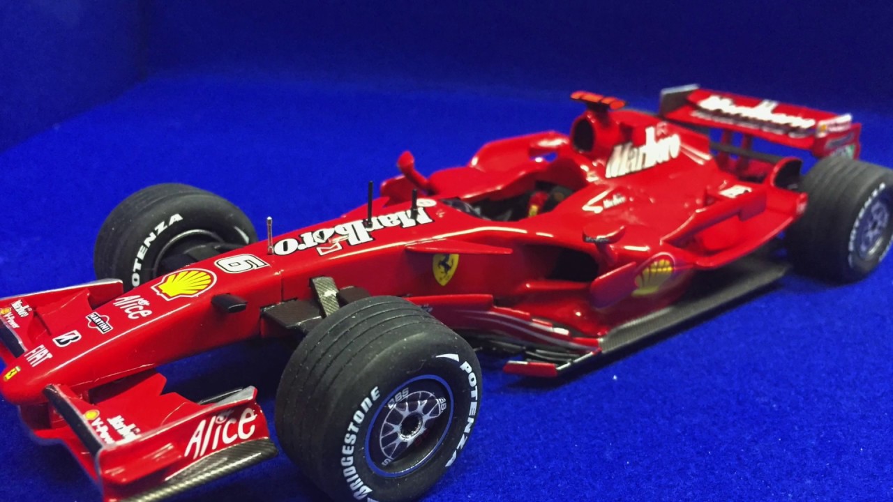 Finished work : Revell 1/24 Ferrari F1 2007 Kimi Raikkonen - YouTube