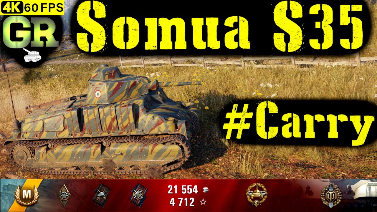 World of Tanks Somua S35 Replay - 7 Kills 1K DMG(Patch 1.4.1) - YouTube