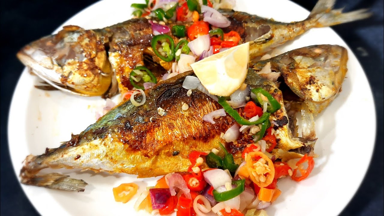 RESEP IKAN KEMBUNG TANPA MINYAK,Meresap dan anti hancur - YouTube