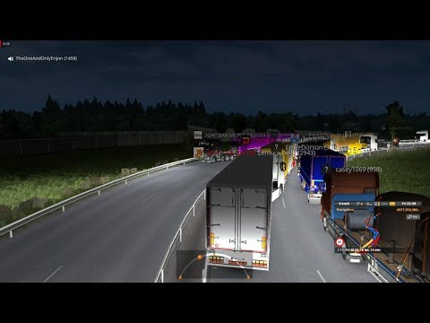 Busy day in ETS2 Multiplayer | Heavy Traffic/ Traffic jam in Truckers ...