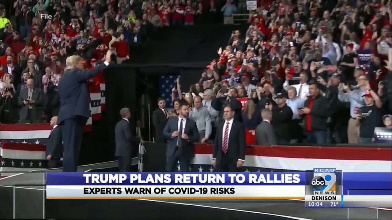 Trump plans a return to rallies - YouTube