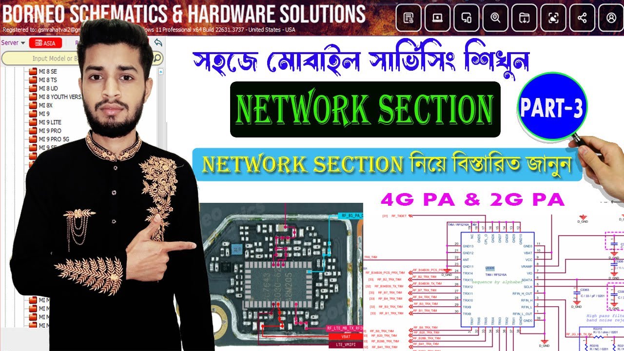 Mobile Network Section part-3, No Service/Emergency Call, Borneo ...