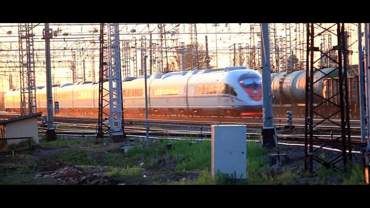 [RZD] EVS1 "Sapsan" (Velaro Rus) / Электропоезд ЭВС1 "Сапсан" - YouTube