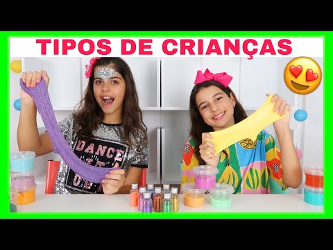NOVELINHA - TIPOS DE  CRIANÇAS FAZENDO AMOEBA / SLIME #11 NICOLE DUMER