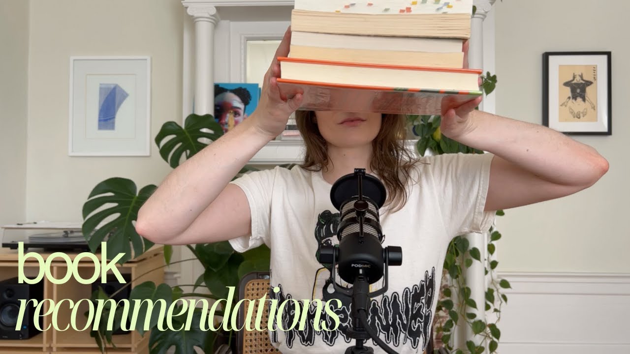 I got bangs and did the book recommendation tag! - YouTube