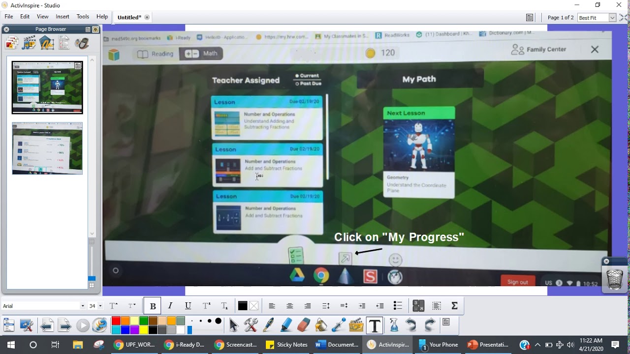April 27 - May 1 How to Access iReady - YouTube