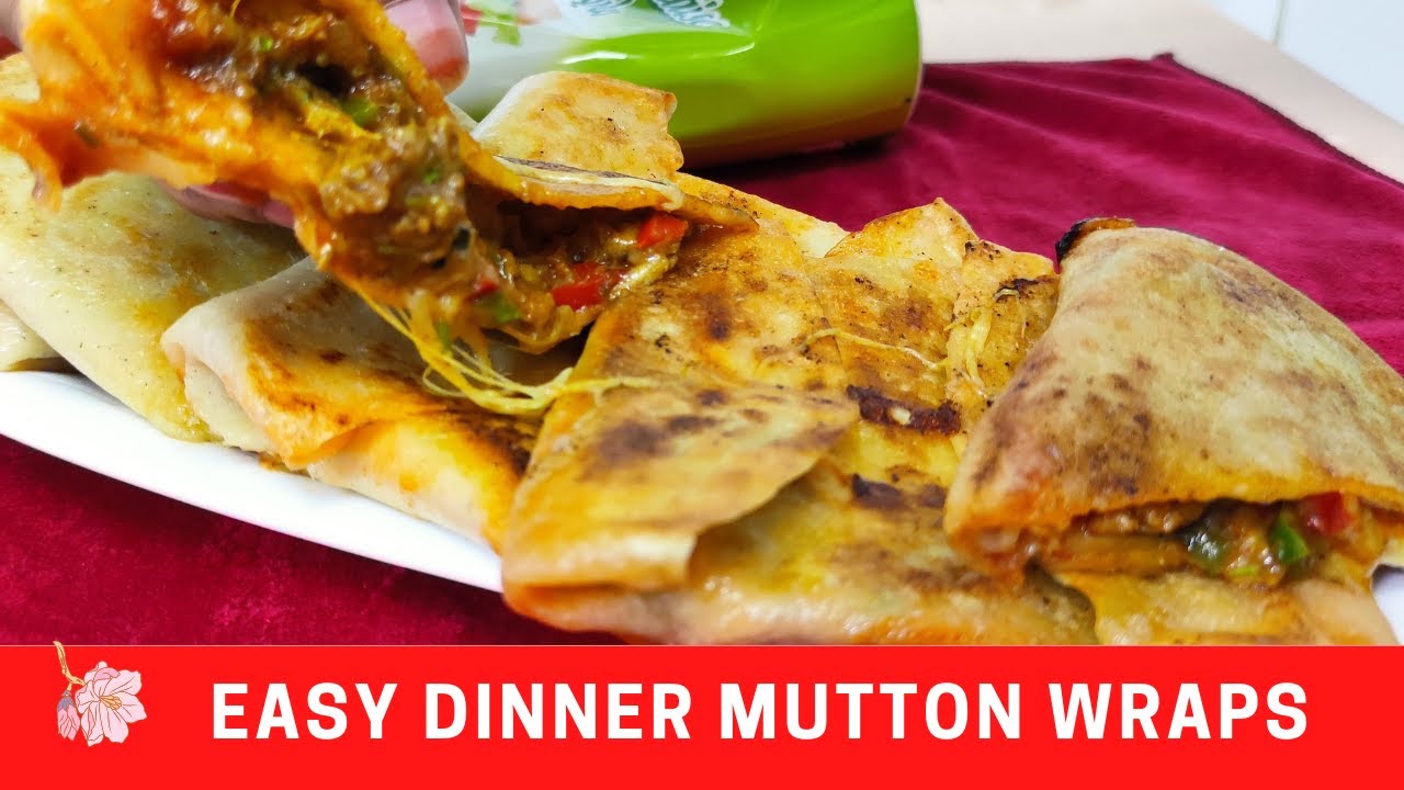 Easy Dinner Mutton Wraps I Stuffed Mutton Wraps I Easy Dinner Recipe I ...