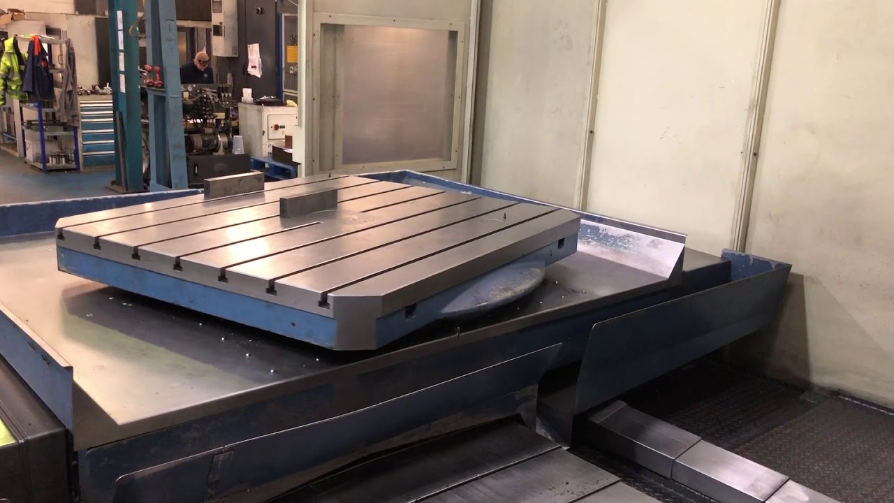 KURAKI KBT11WA Table Type CNC Horizontal Boring Machine with Fanuc 16i ...