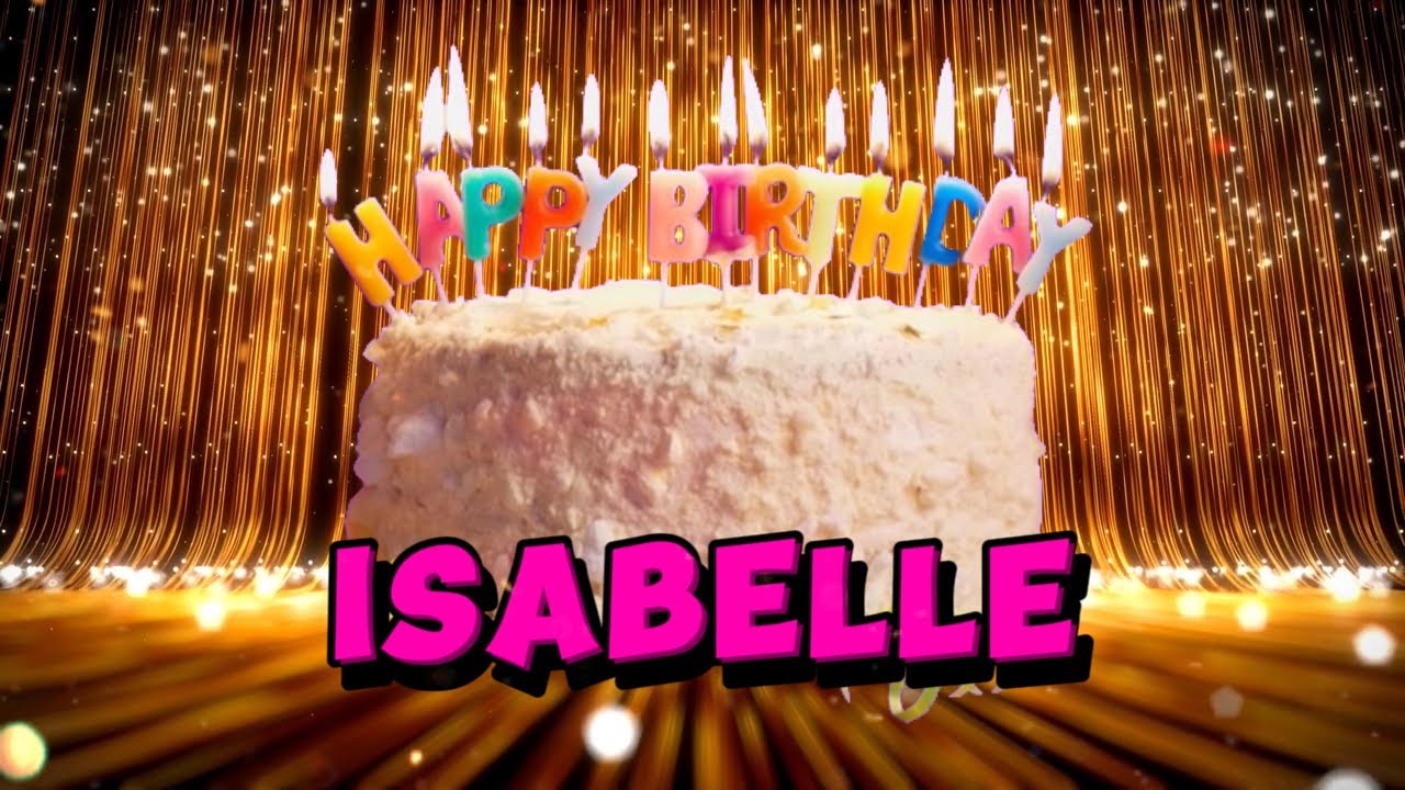 HAPPY BIRTHDAY, ISABELLE! 🎁 Rock song with countdown - YouTube