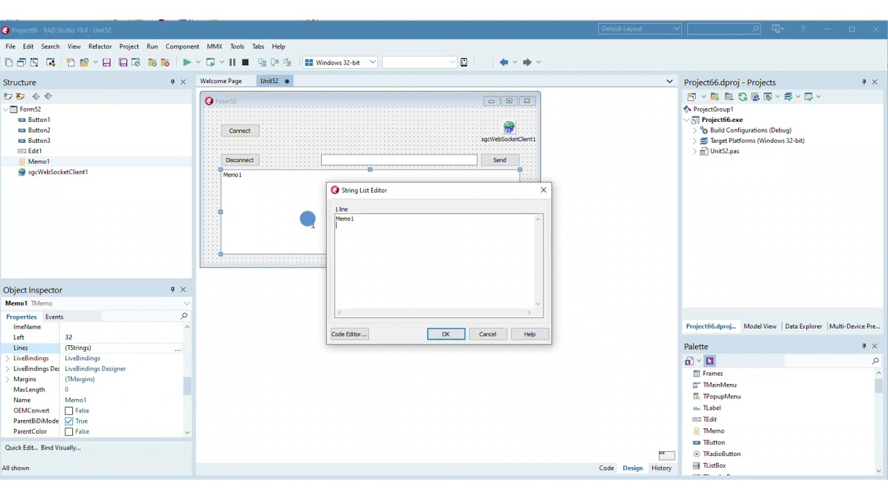 Delphi Websocket Client Sgcwebsockets Youtube