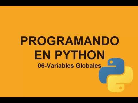 06-Variables Globales en Python - YouTube