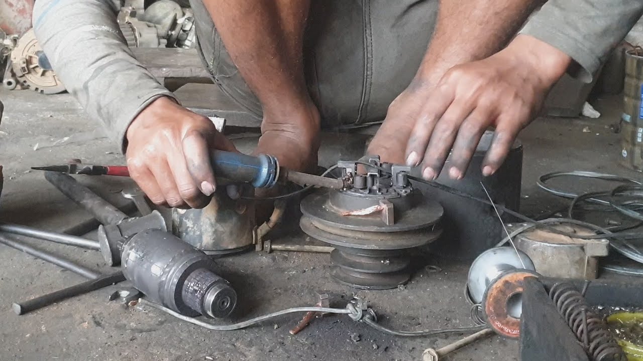 I Restored The Old Starter Motor To Work Better | Change Armatures And ...
