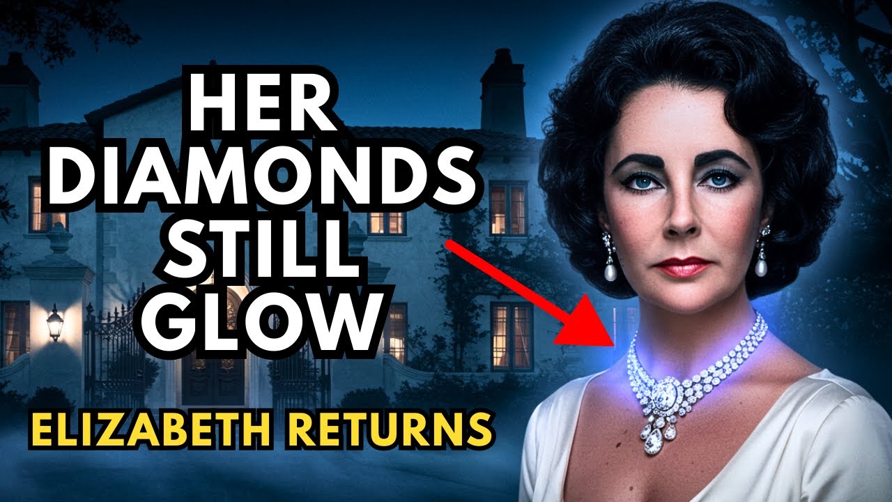 REAL Celebrity Haunting - Elizabeth Taylor's Diamonds GLOW in the Dark ...