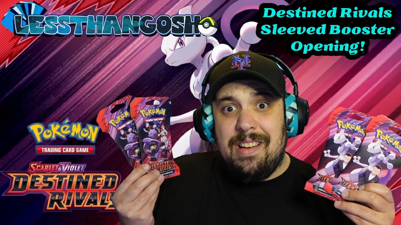 NEW Destined Rivals Sleeved Booster Pack Opening | These pull rates are ...