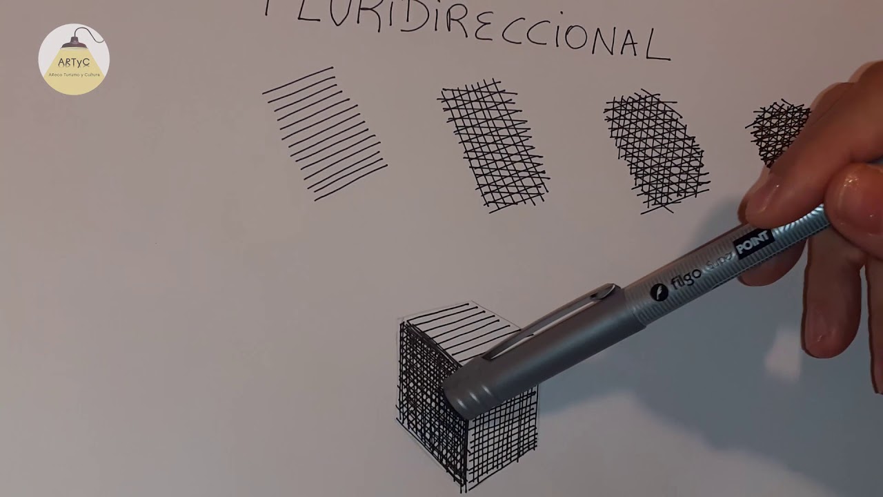 Técnicas sobre diferentes tipos de trama en el dibujo, - YouTube