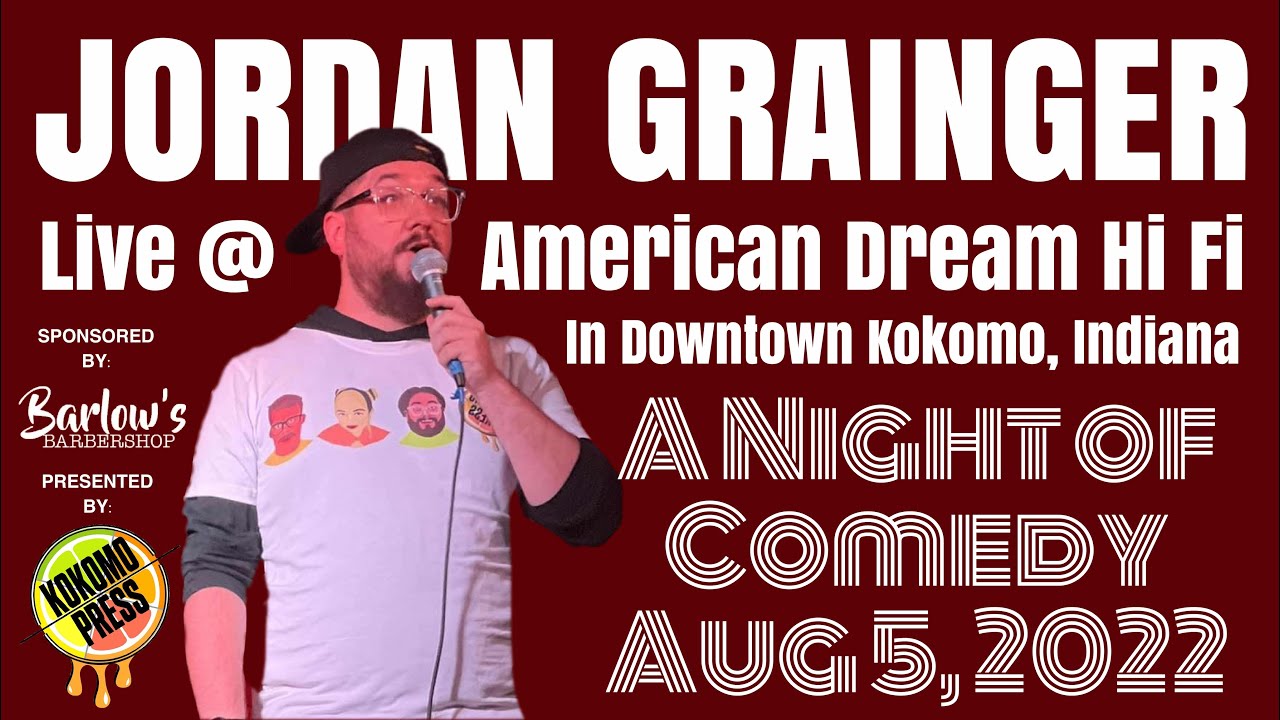 Stand Up Comedy with Jordan Grainger - YouTube